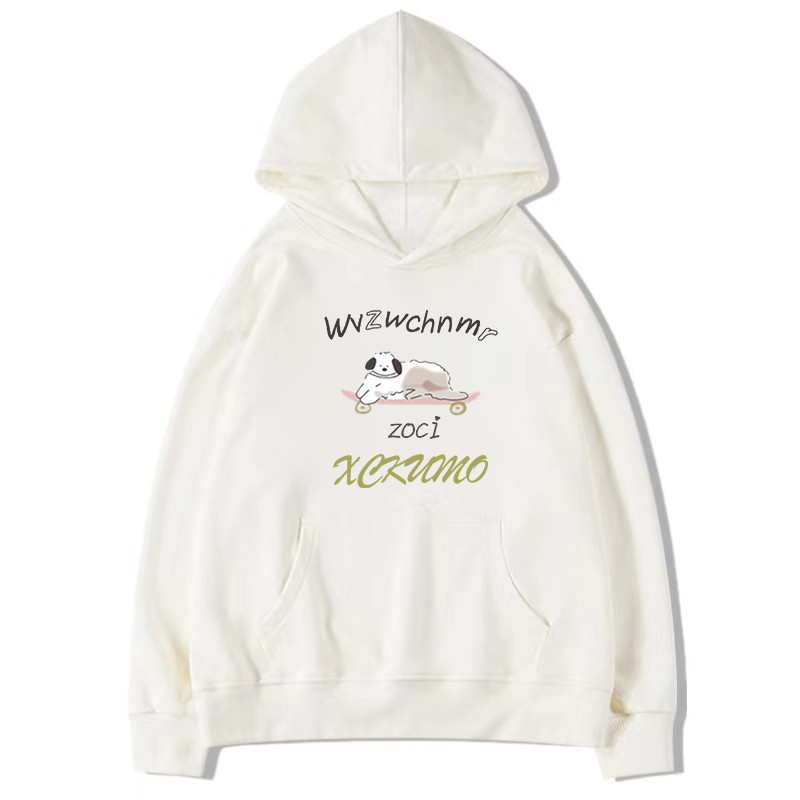 【OHSHI｜台灣24h出貨】長袖帽t 韓國帽t 狗狗帽t 情侶帽t 連帽衛衣 日系帽t 百搭帽t 卡通帽t 194 | 蝦皮購物