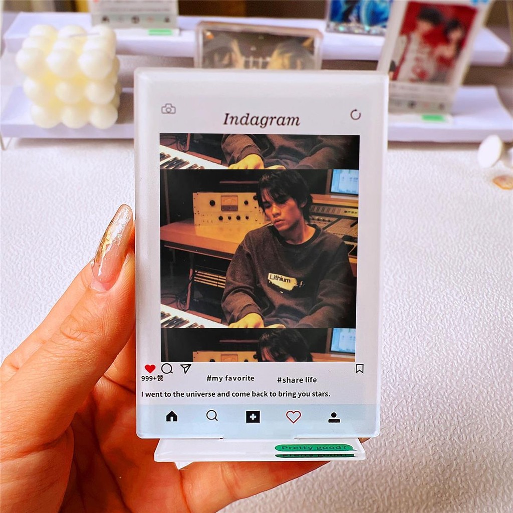 週傑倫Jay週邊lomo小卡拍立得立牌展示框定製高清照片ins簡約裝飾 | 蝦皮購物