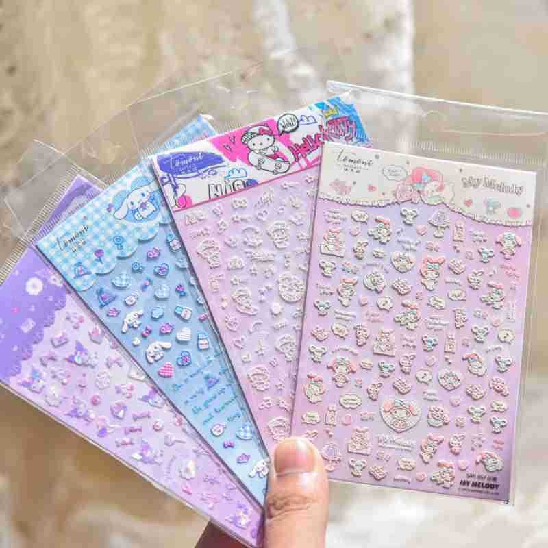 [Meow.Sensei]三麗鷗係列tomoni美甲貼紙兒童可愛卡通指甲貼三麗鷗mn混搭4張 | 蝦皮購物