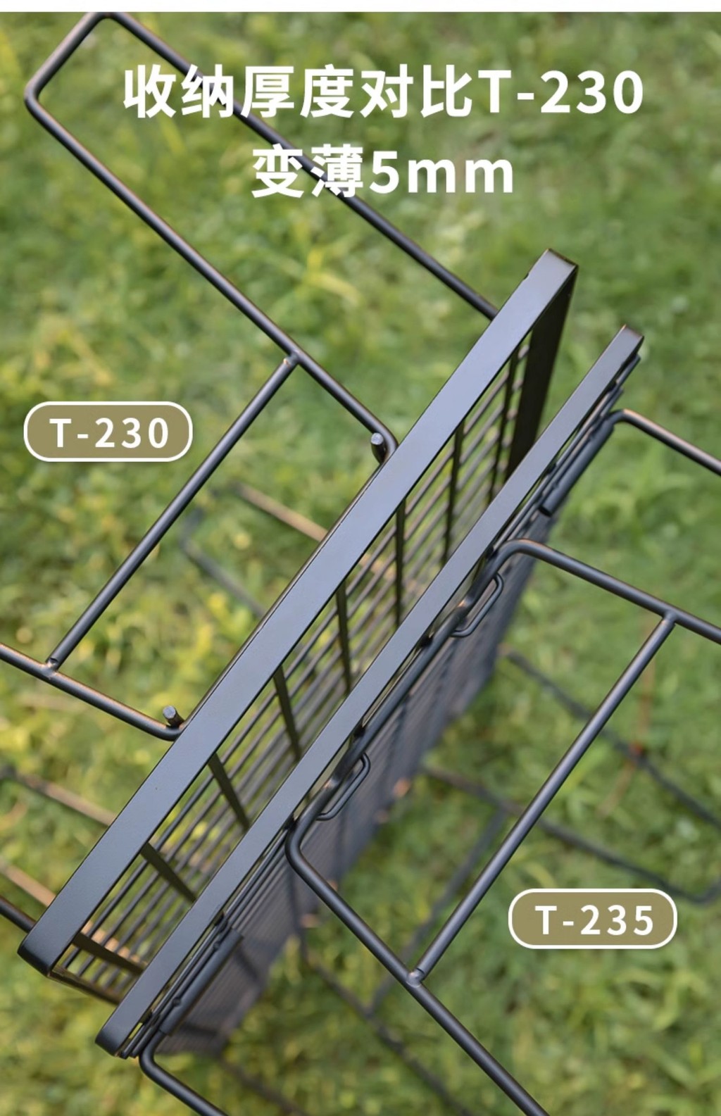 柯曼 Campingmoon T-235 輕量折疊桌 便攜網桌露營置物架黑色鐵桌戶外拓展桌 露營用品 | 蝦皮購物