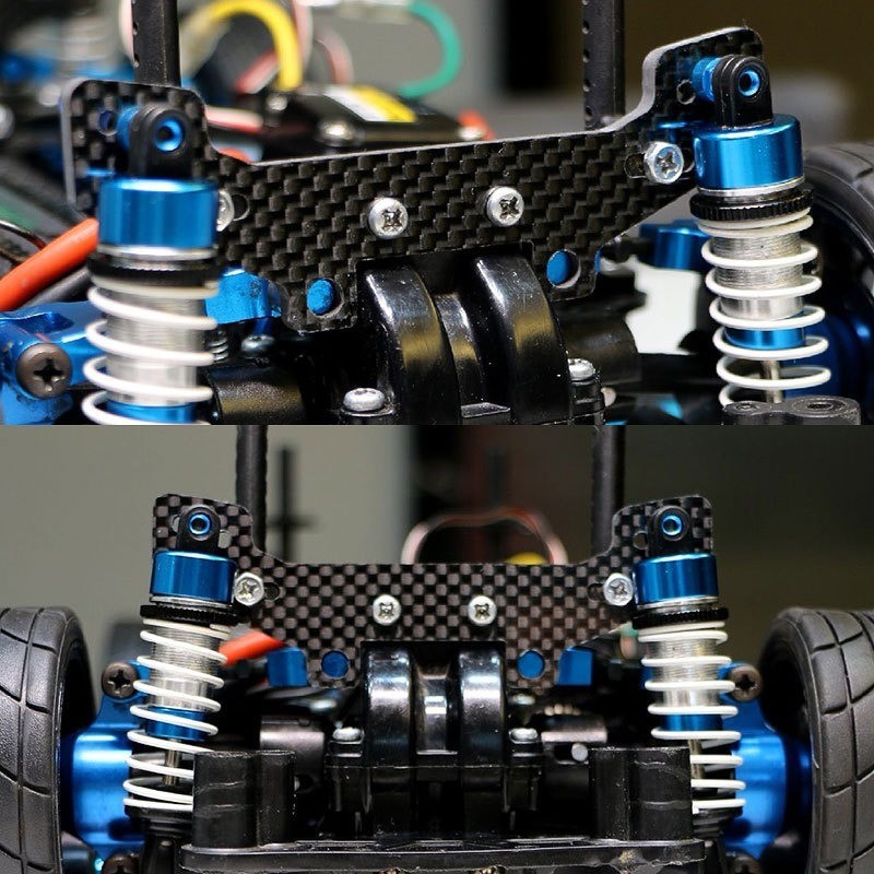 田宮 Tamiya TT02/TT02R 1/10 RC 碳纖維前後長減震塔 - 通用適合 65mm/70mm - 高性 | 蝦皮購物