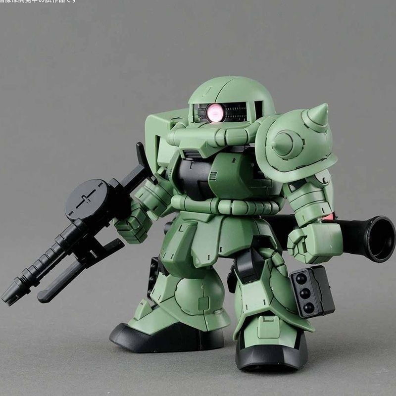 新品 SDCS Zaku II 量産型 紅綠紮古薩克 BB戰士 Q版高達鋼彈拚裝模型機甲玩具GUNDAM | 蝦皮購物