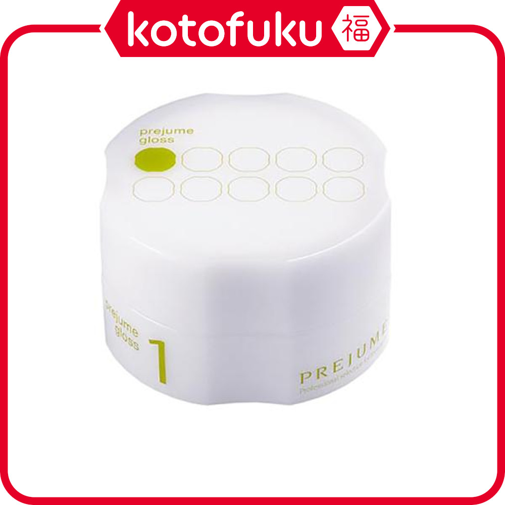 日本 Milbon 美髮 造型 髮蠟 Prejume 1號 光澤感油膠型髮蠟 80g | 蝦皮購物