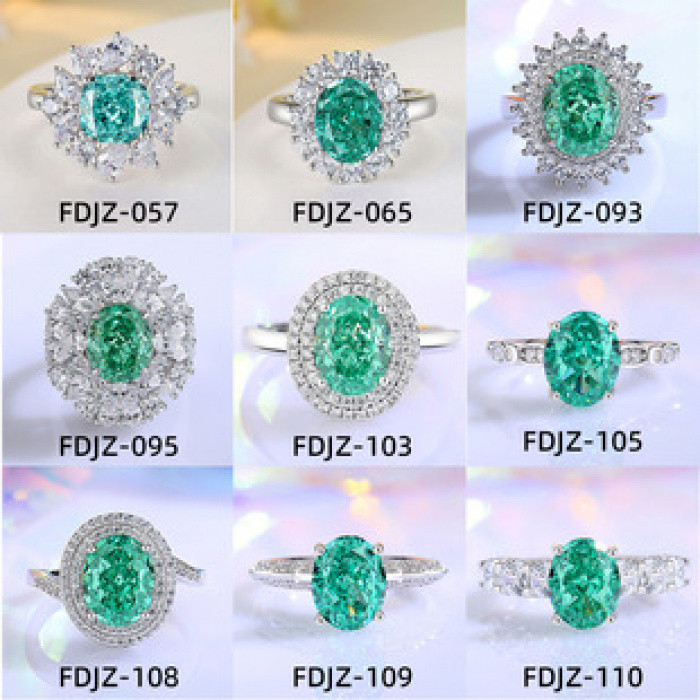 【YG珠寶】南非鑽 南非寶石 珠寶首飾，彩鑽 熱賣S925純銀 戒指女ing風高碳鑽冰花切帕帕拉恰 原創設計戒指 禮物 | 蝦皮購物