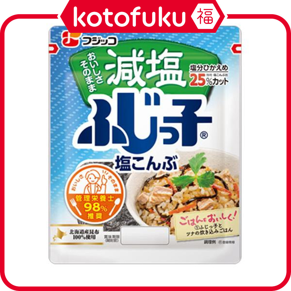 日本 FUJICCO 食品 鹽昆布 100%北海道昆布 減鹽 鹽昆布 1個/27g | 蝦皮購物