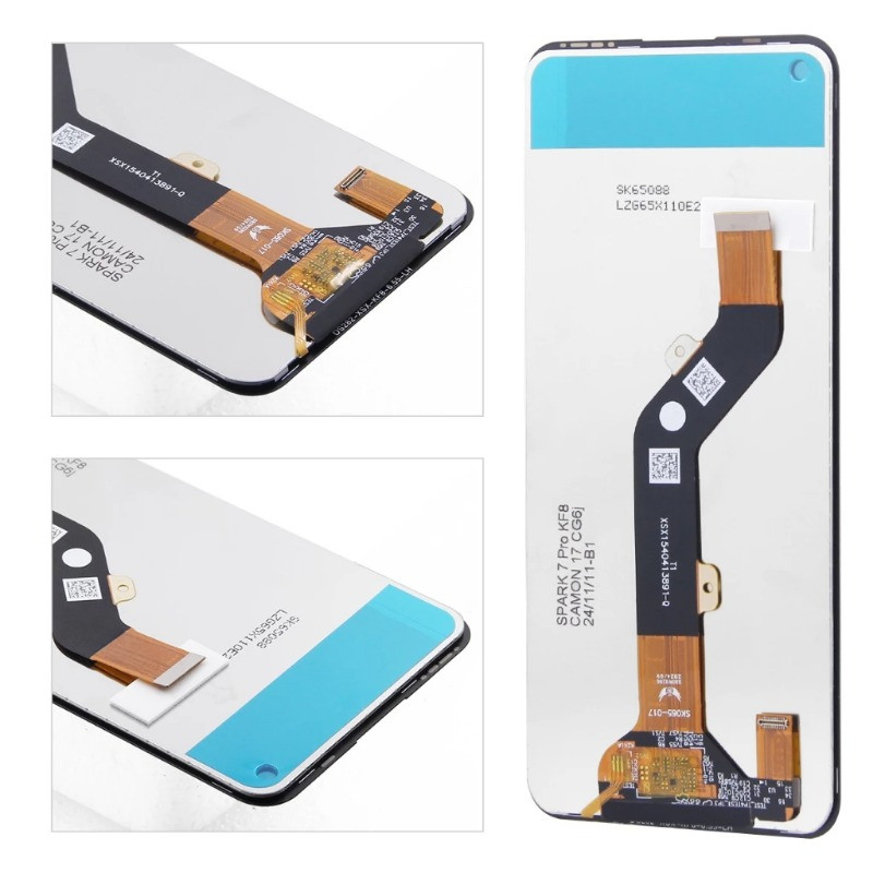 適用於 Tecno Camon 17 CG6 CG6j LCD 顯示屏觸摸屏更換 | 蝦皮購物
