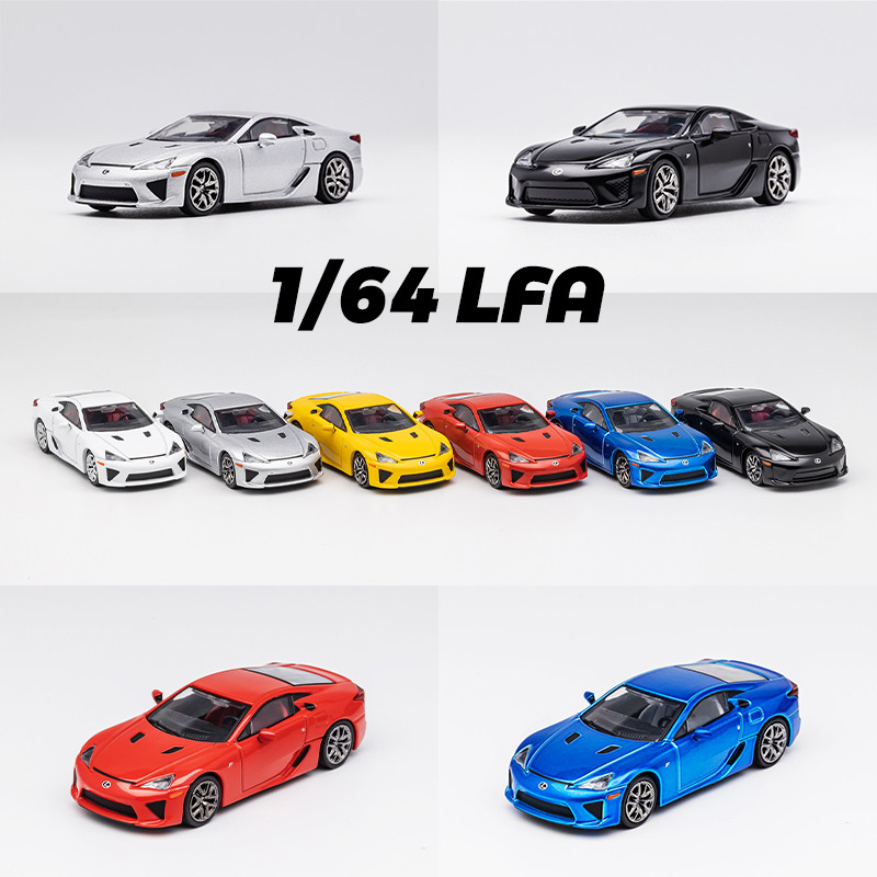Dct 1/64 LFA 模型老式跑車壓鑄汽車愛好收藏玩具帶成人展示櫃 | 蝦皮購物