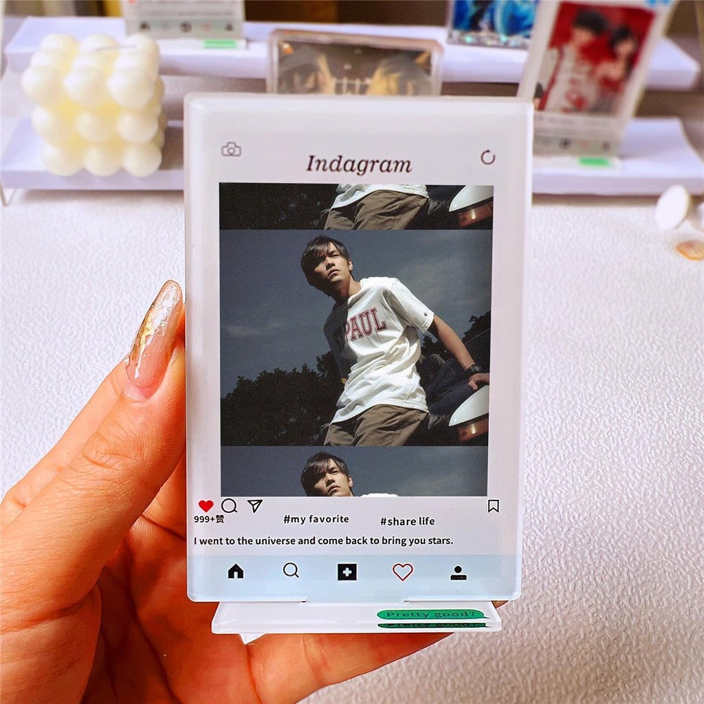 週傑倫Jay週邊lomo小卡拍立得立牌展示框定製高清照片ins簡約裝飾 | 蝦皮購物
