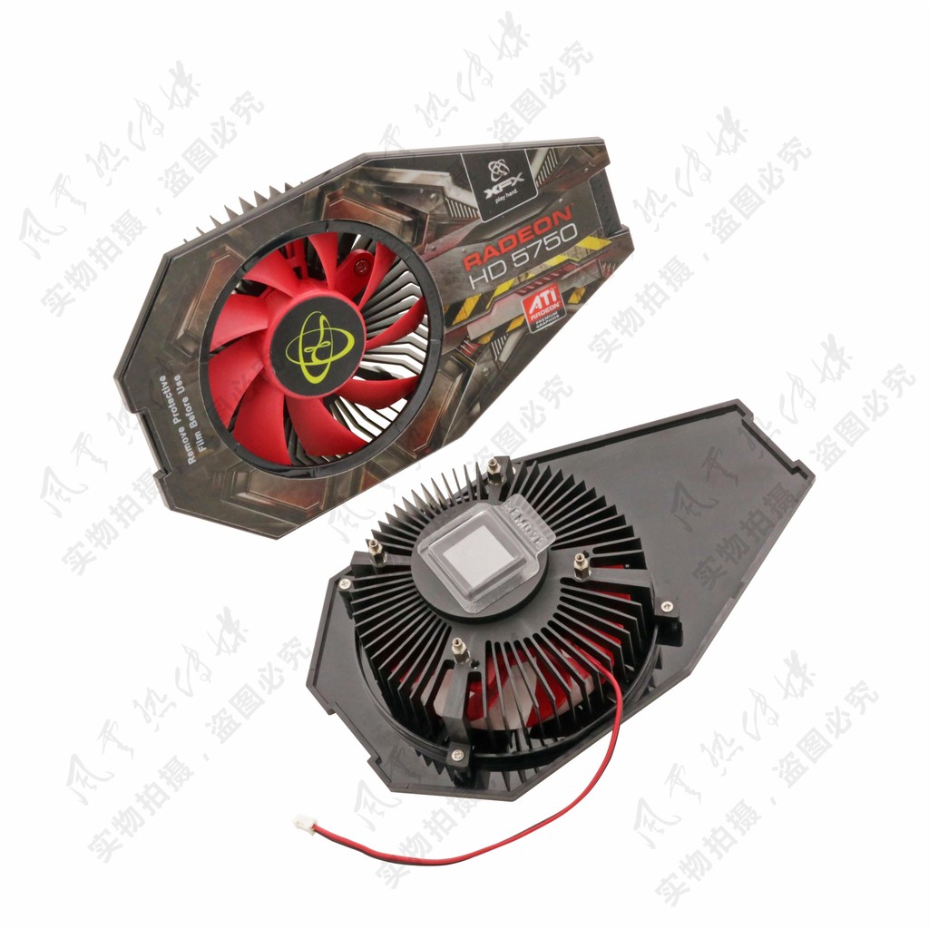 #快速出貨-. RADEON HD 5750 XFX訊景/景鈦顯卡散熱器 43x43mm安裝孔位散熱器 | 蝦皮購物