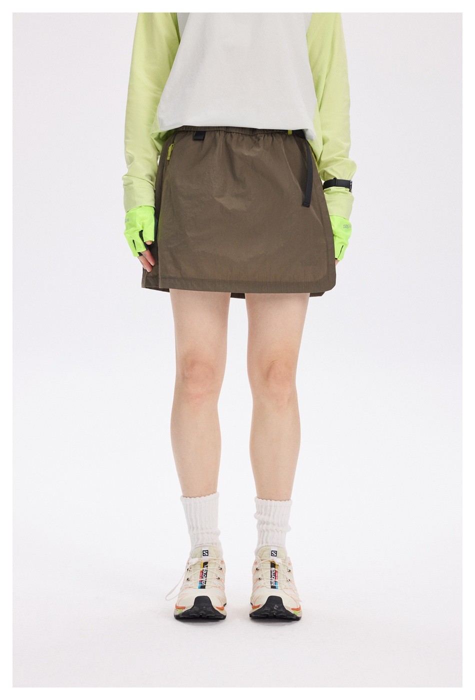 新款日系戶外機能女短褲裙 Shibuya Element戶外速乾超短裙 辣妹開叉防走光裙褲女裝 甜酷半身裙運動夏季裙褲 | 蝦皮購物