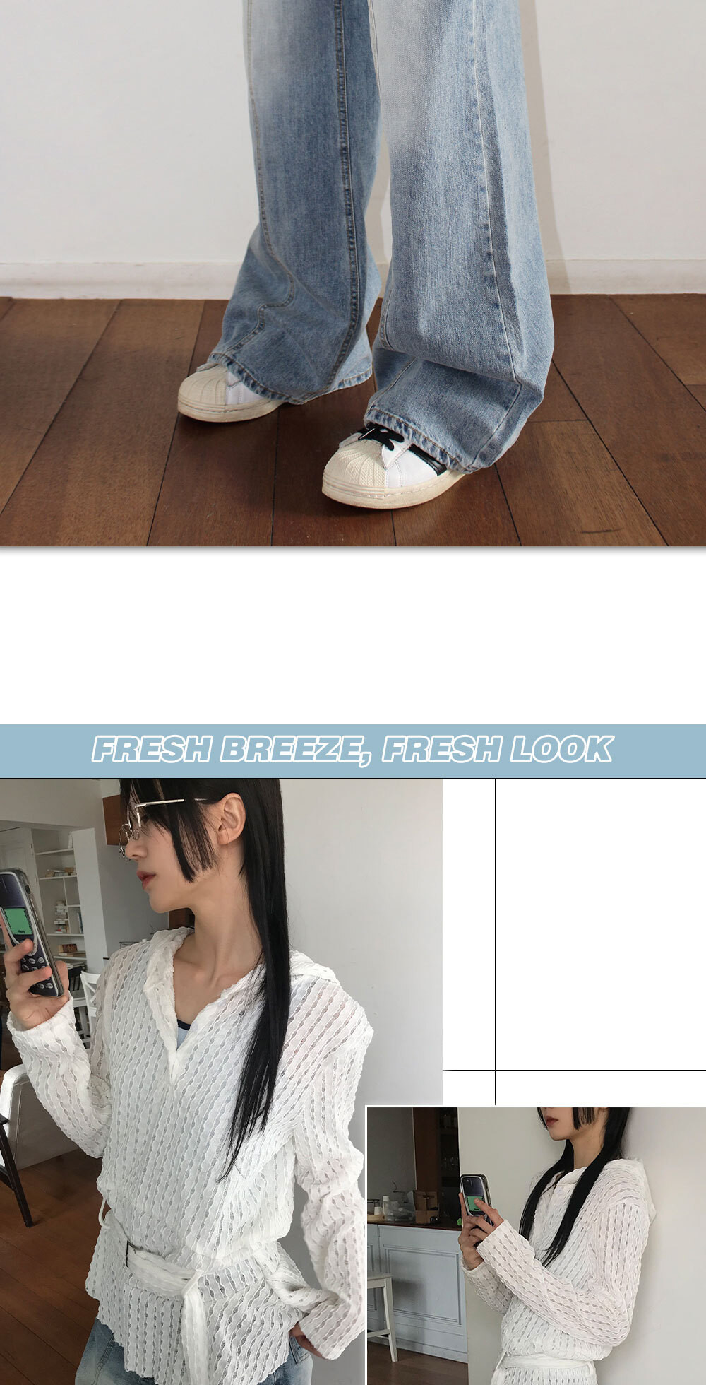 Codibook｜韓國 AAKE CENTER LINE DENIM[預購]牛仔褲 女裝 | 蝦皮購物