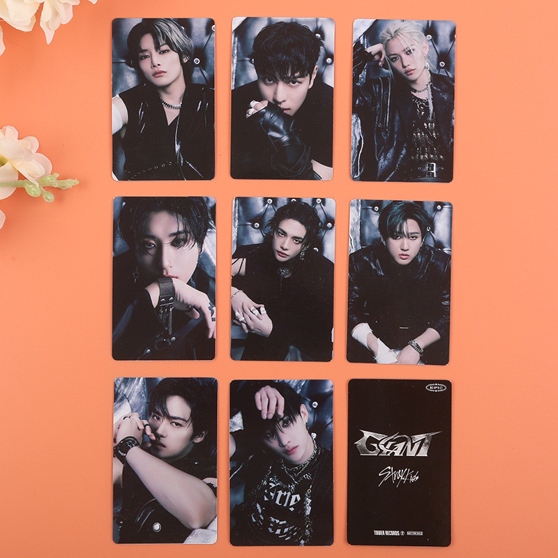 Kpop Idol Stray Kids 日本專輯 Giant 照片卡 Skz 會員照片卡留禮物 蝦皮購物