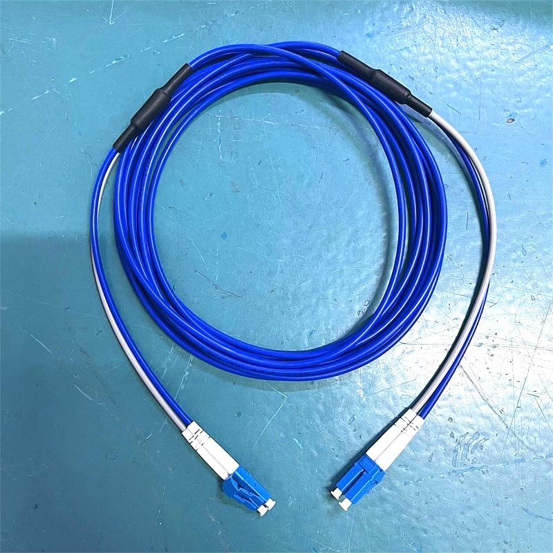 #高品質- 防鼠鎧裝光纖跳線LC轉FC-SC-ST單模雙芯兩芯成品光釺線鋼絲鎧尾纖 | 蝦皮購物