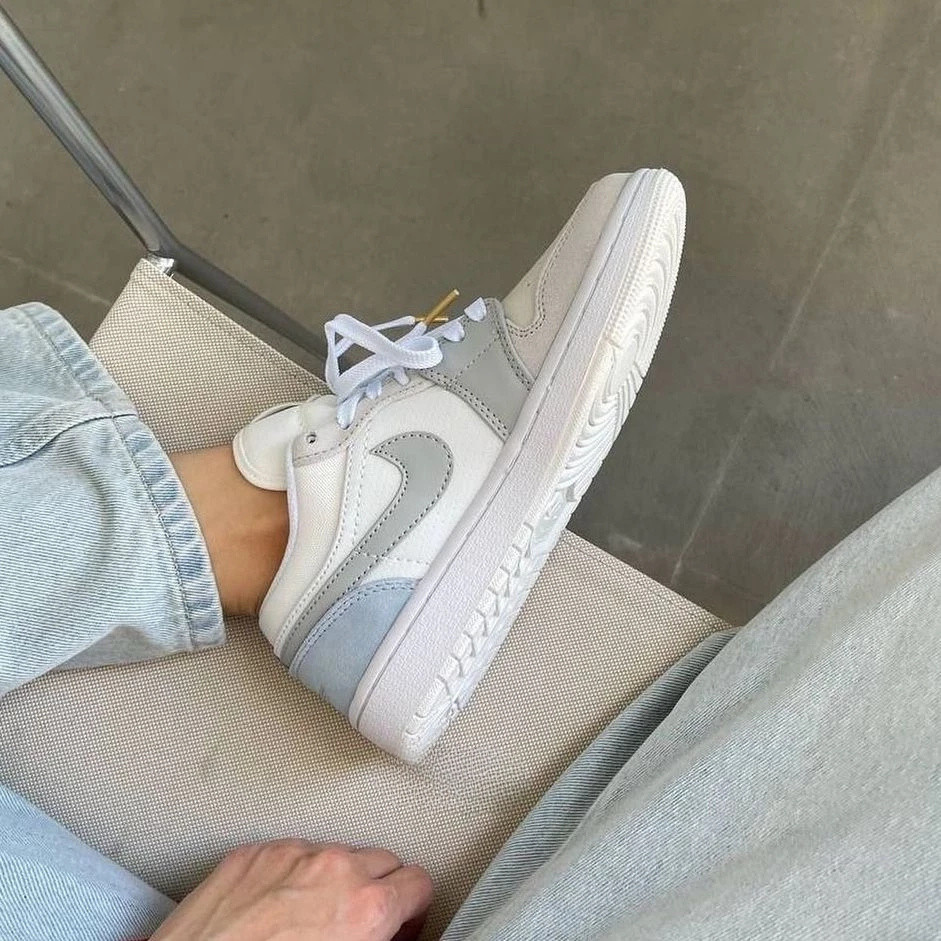 NAJ NIKE AIR JORDAN 1 PARIS AJ1 巴黎雲白 灰白 淡藍 CV3043-100 | 蝦皮購物