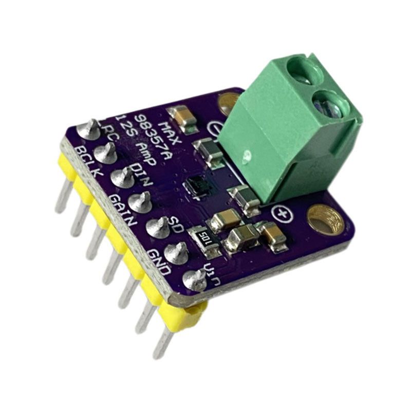 【附發票】MAX98357 12S功放模塊 MAX98357 I2S音頻放大器 模塊無濾波 D類放大 | 蝦皮購物