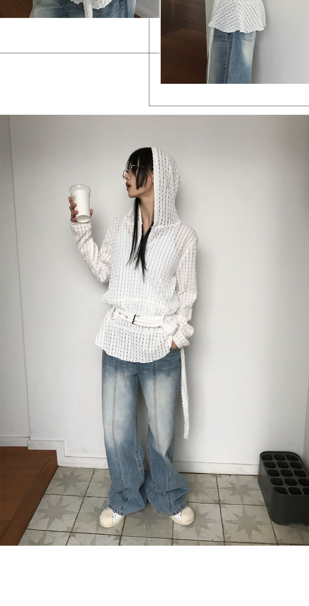 Codibook｜韓國 AAKE CENTER LINE DENIM[預購]牛仔褲 女裝 | 蝦皮購物