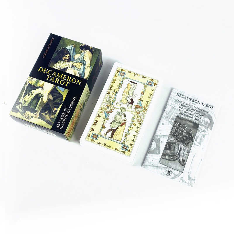 原版尺寸 Decameron Tarot Decks 十日談塔羅牌 英語紙質說明書 | 蝦皮購物