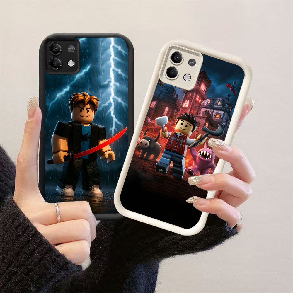 XIAOMI ROBLOX DJ-40 Robox 防震殼適用於黑白矽膠小米 Poco X7 M6Pro M7 F7 X | 蝦皮購物