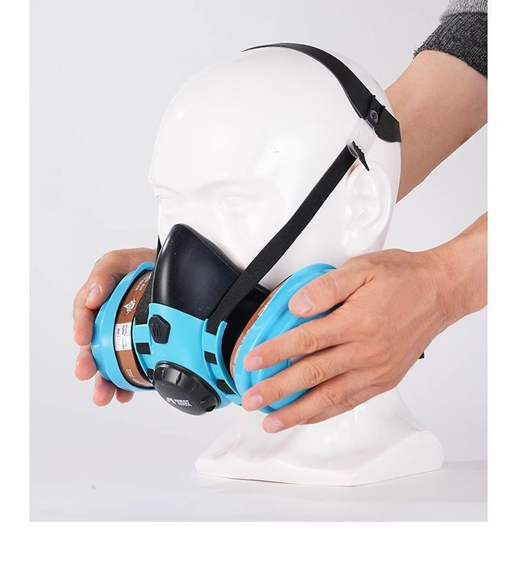 巖田 ARG-GM-M 防護麵罩 防毒口罩 專業模型噴漆用 過濾棉兩片裝 防有機溶劑 噴塗防護裝備 | 蝦皮購物