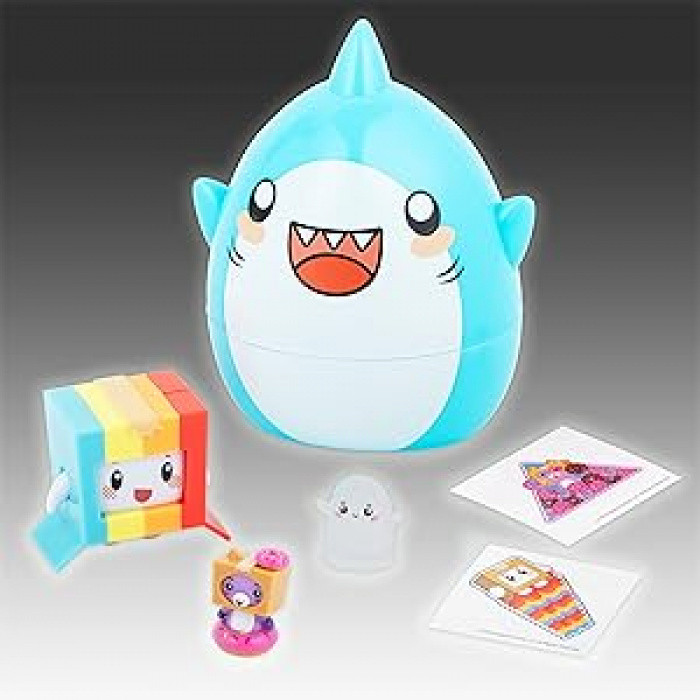 LankyBox Mystery Thicc Shark Glow Pack 官方授權套裝,內有 5 個驚喜玩具,由黑暗 | 蝦皮購物