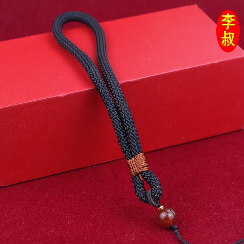 紫南宮/過爐加持/李叔藏式手繩五路財神手工編織吊墜掛繩綫配繩佛牌掛墜文玩 XADW | 蝦皮購物