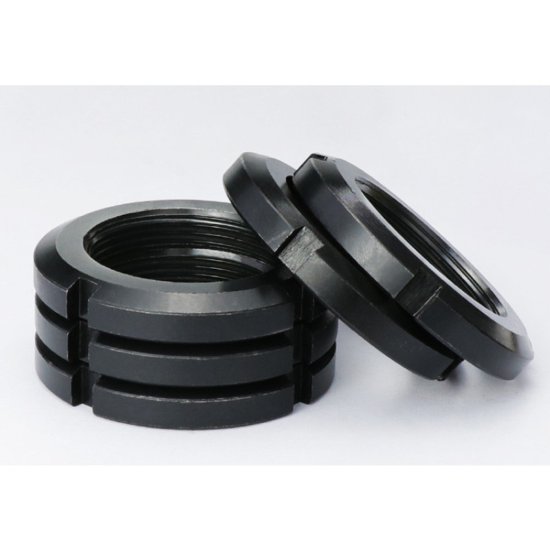 【品質保證】天下高強度圓螺母鎖緊螺帽GB812止退螺母/開槽螺母/四槽圓形螺母 | 蝦皮購物