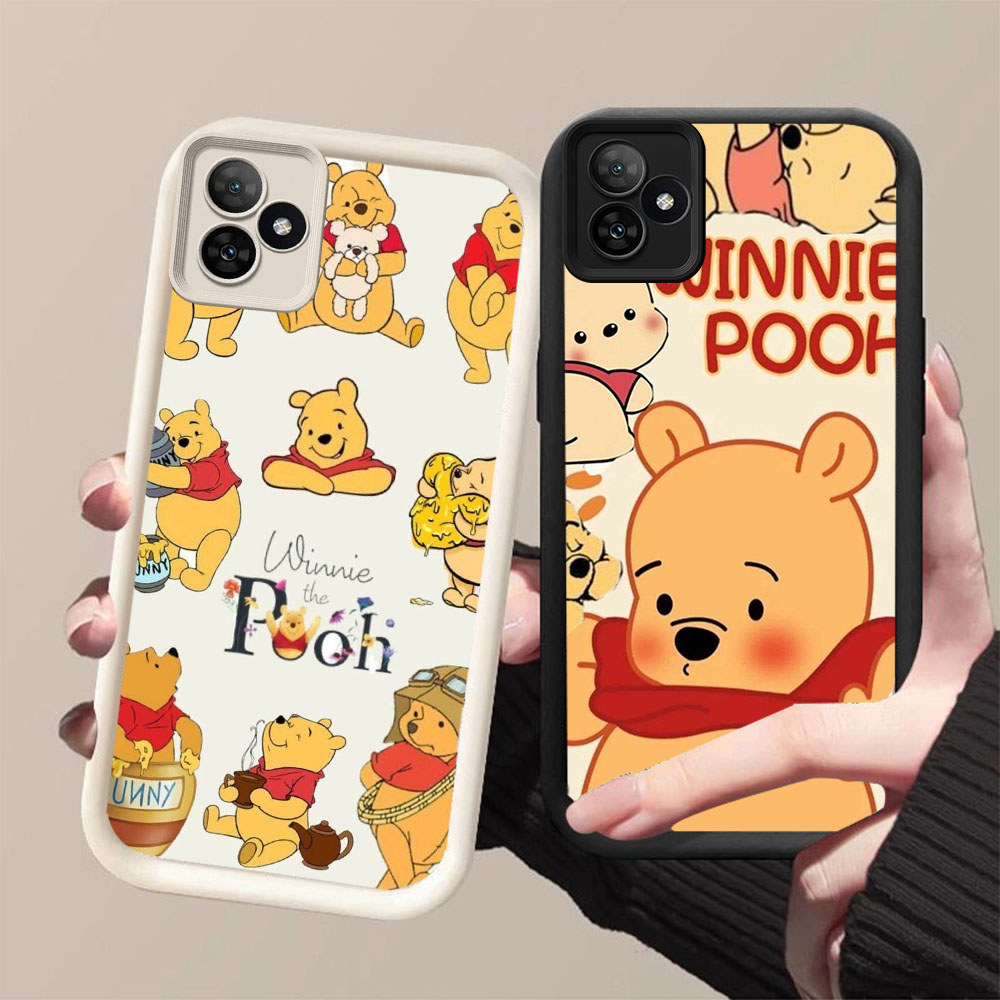 DK-80 小熊維尼矽膠外殼黑白適用於Realme Narzo Note C63 C53 SE N53 6 C61 N6 | 蝦皮購物