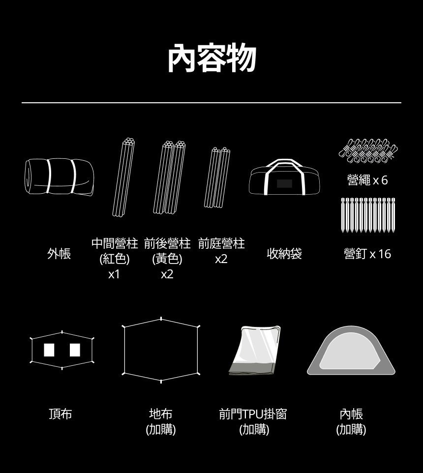 URBANSIDE 94愛露營 實體店面 ANKILO 甲龍圓頂帳 軍綠/沙色/黑色 容納4-5人 圓頂帳蓬 輕量化 | 蝦皮購物
