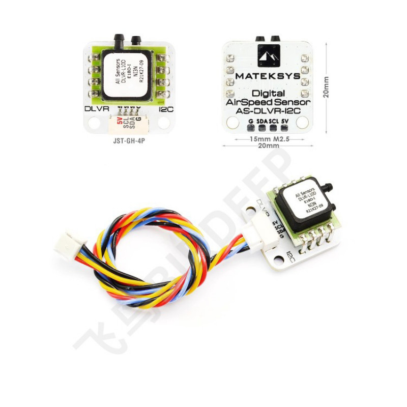 ArduPilot RC 多旋翼飛機 MATEK 數字空速傳感器 AS-DLVR-12C | 蝦皮購物