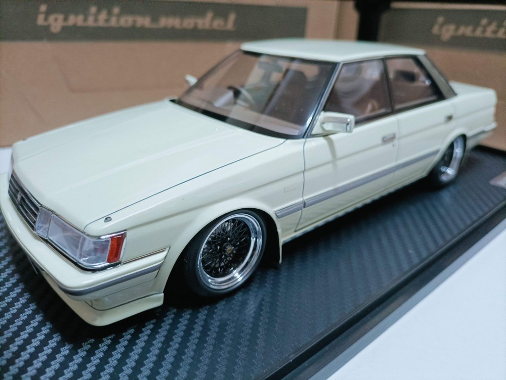 IG 1 18 豐田基先達轎車模型Mark II Grande GX71 Limited 銀輪轂 | 蝦皮購物