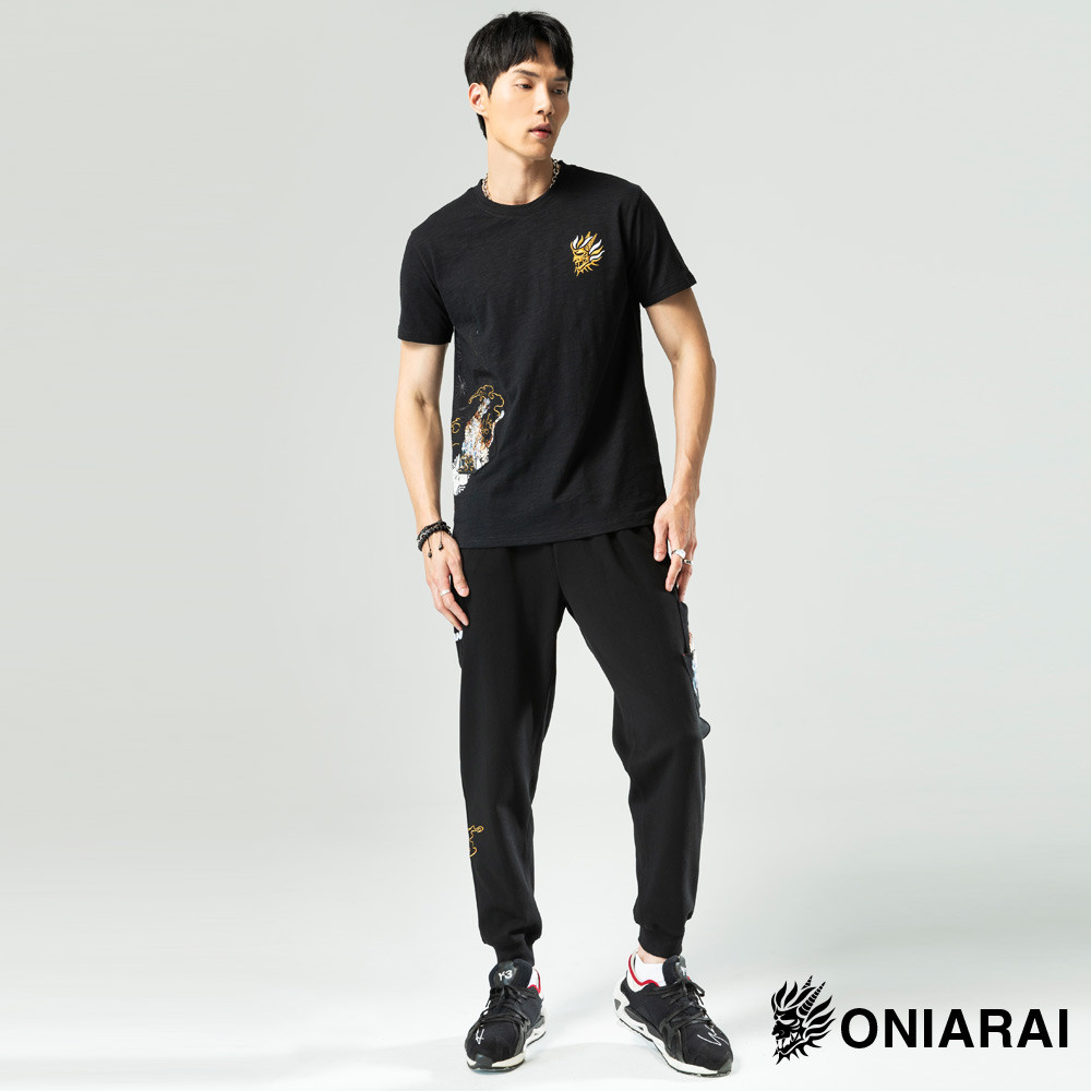 BLUE WAY 鬼洗 ONIARAI - 男款 和藝術聖獸虎杖短TEE(黑) | 蝦皮購物