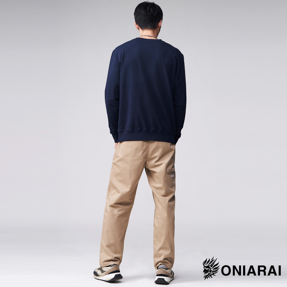 BLUE WAY 鬼洗 ONIARAI - 男女適穿 側鬼LOGO大學TEE(深藍) | 蝦皮購物