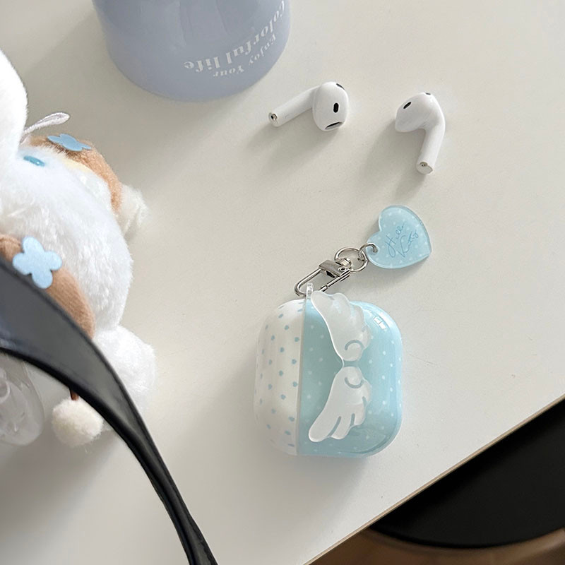 3D Wing Wave Point 吊墜 IMD 耳機套兼容 Air Pods 1 4 Airpods 2 3 Air | 蝦皮購物