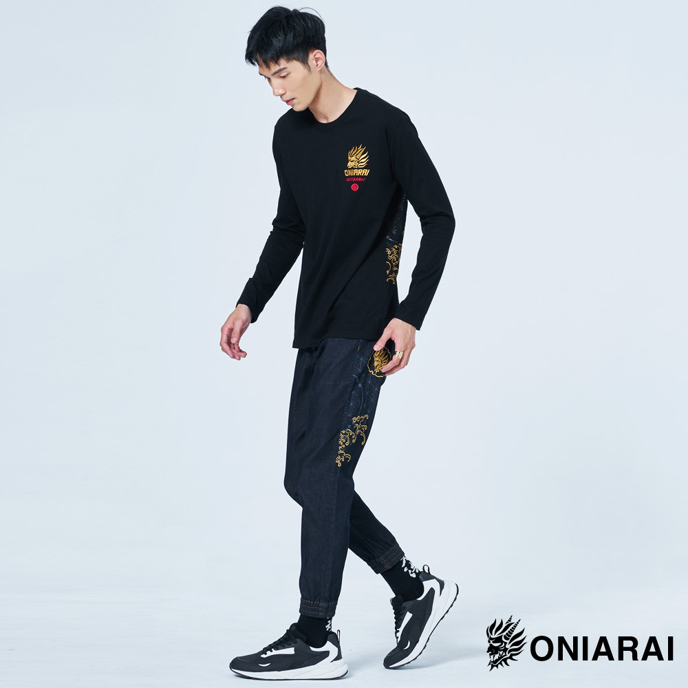 BLUE WAY 鬼洗 ONIARAI - 男款 大和魂勝戰匠鷹丹寧縮口褲 | 蝦皮購物