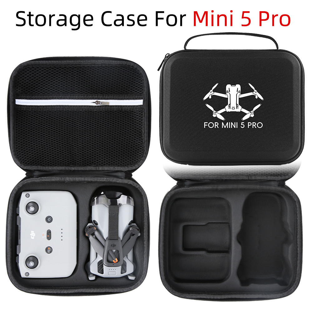 Mini 5 Pro 保護殼 RC-N3,緊湊型小型 PU 防震便攜包,帶肩帶,適用於 DJI Mini 5 Pro 無 | 蝦皮購物