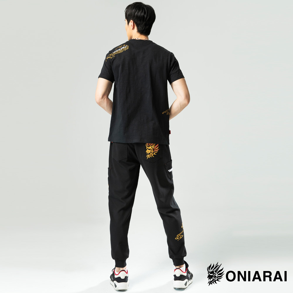 BLUE WAY 鬼洗 ONIARAI - 男款 和藝術聖獸虎杖短TEE(黑) | 蝦皮購物