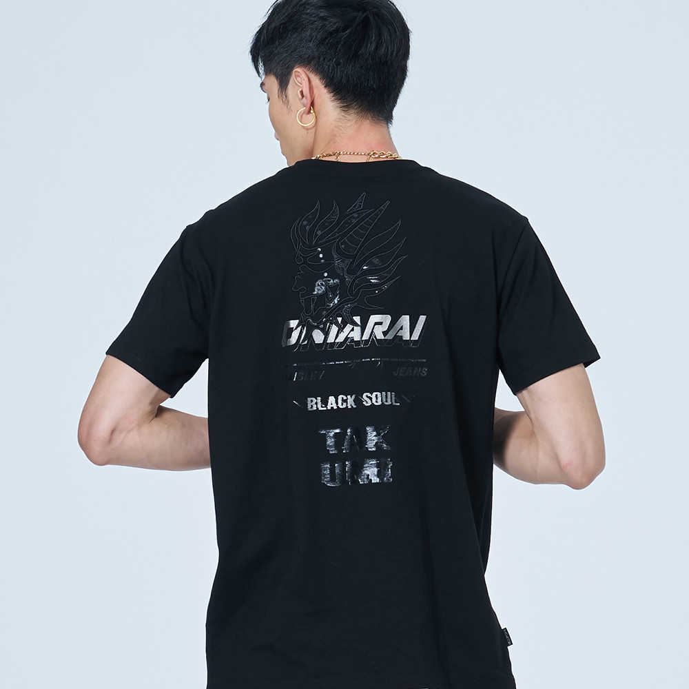 BLUE WAY 鬼洗 ONIARAI - 男款 極致工藝腰果花文字短TEE/網路獨家款 | 蝦皮購物