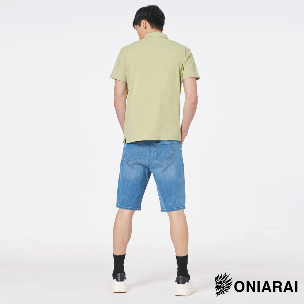BLUE WAY 鬼洗 ONIARAI - 男款 賽博龐克科幻影多彩鬼頭短袖POLO衫(芥綠) | 蝦皮購物