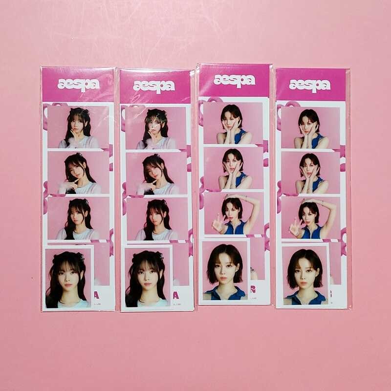 aespa周邊 吒 aespa 快閃 Come to MY illusion 4CUT 4宮格 證件照 2f1 | 蝦皮購物
