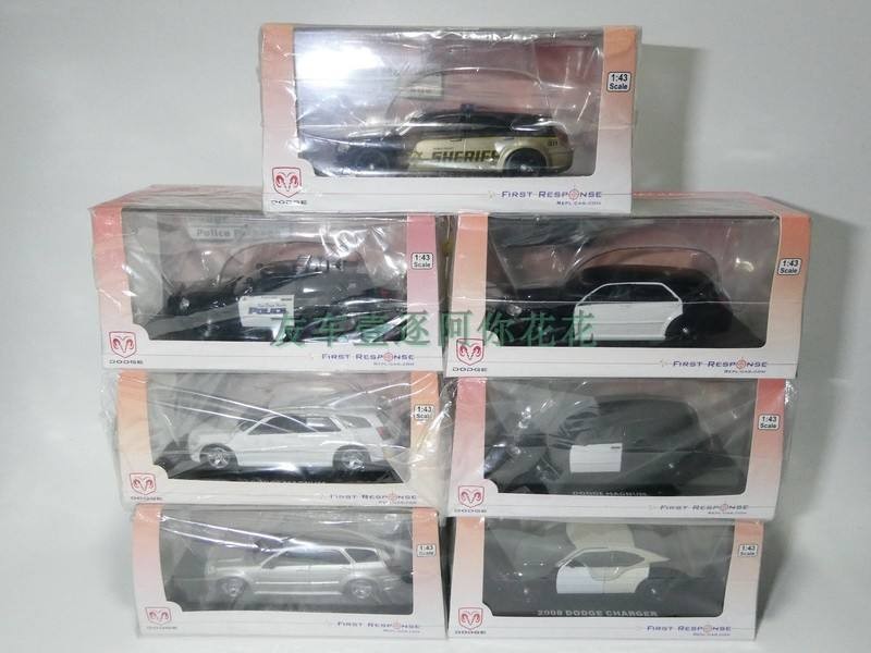 1:43 美國警車 D*ODGE 道*奇 magnum 合金車 模型車 看簡介拍原包 | 蝦皮購物