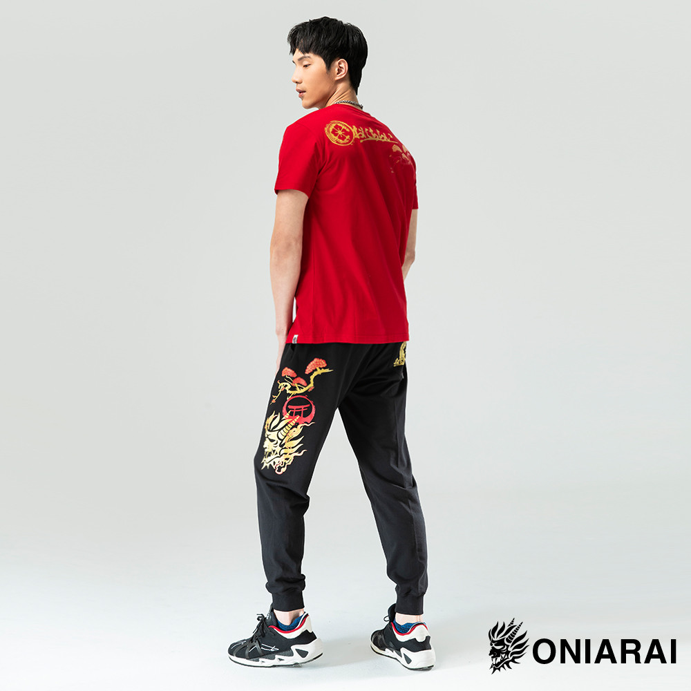 BLUE WAY 鬼洗 ONIARAI - 男款 和藝術松樹側鬼針織長褲 | 蝦皮購物