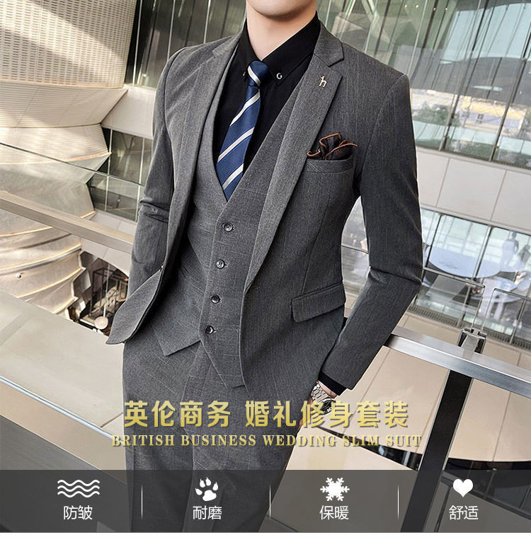 📌平價精品📌西服西裝全套裝男高檔潮流韓版修身休閒伴郎新郎結婚服 ARGV | 蝦皮購物