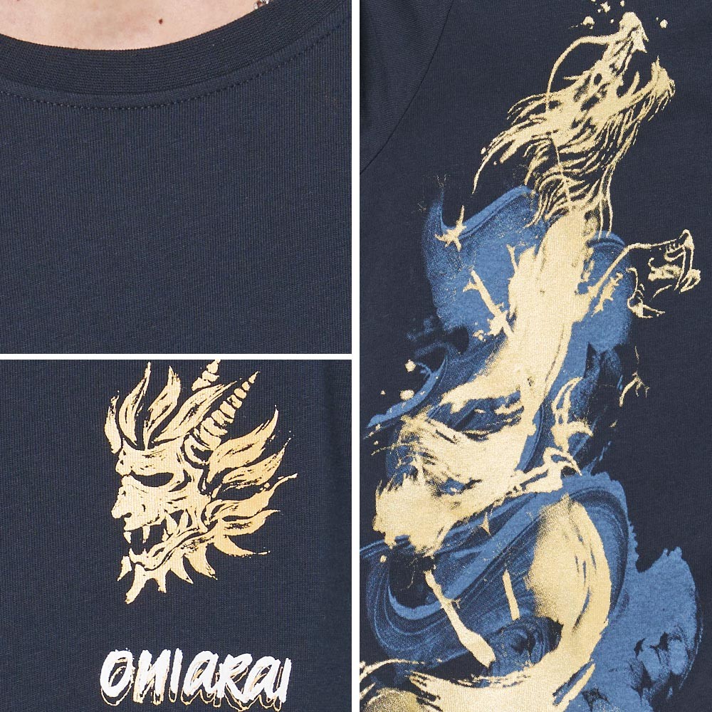 BLUE WAY 鬼洗 ONIARAI - 男款 和藝術墨龍昇祥短TEE | 蝦皮購物