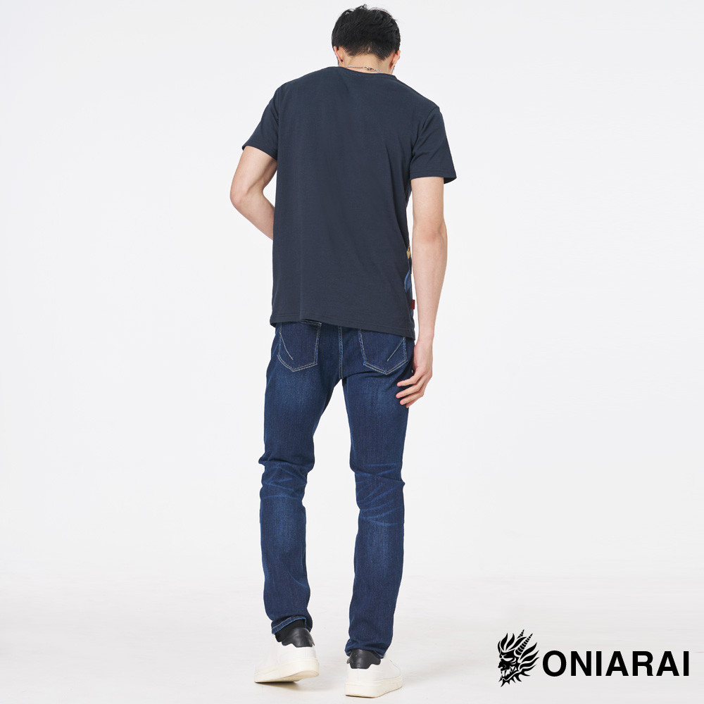 BLUE WAY 鬼洗 ONIARAI - 男款 和藝術墨龍昇祥短TEE | 蝦皮購物