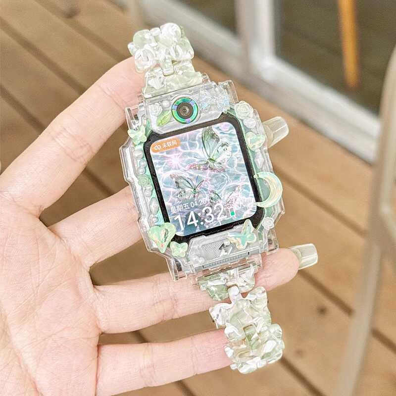 蝴蝶森語適用小電話z11手錶錶帶z10/z9/z8少年版z7智能Z6 | 蝦皮購物