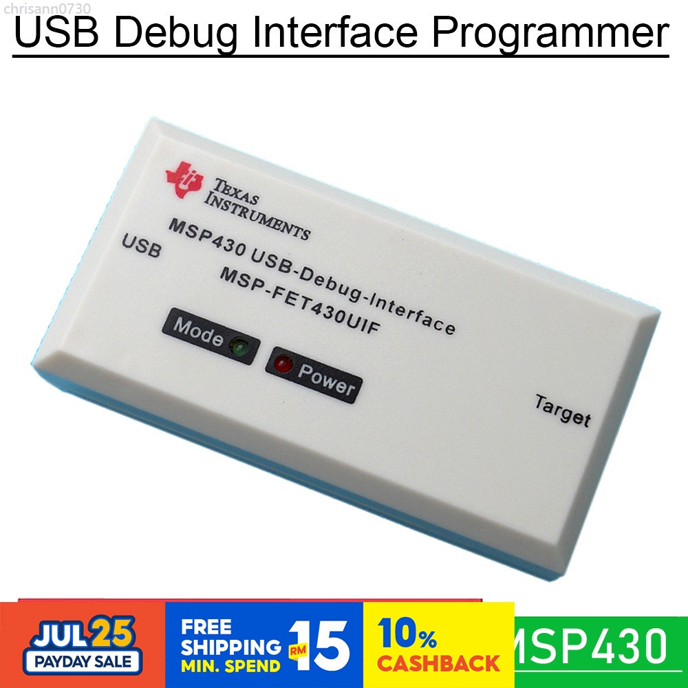 Usb MSP430 模擬器 MSP-FET430UIF USB 調試接口編程器 JTAG/BSL/SBW IAR 支 | 蝦皮購物