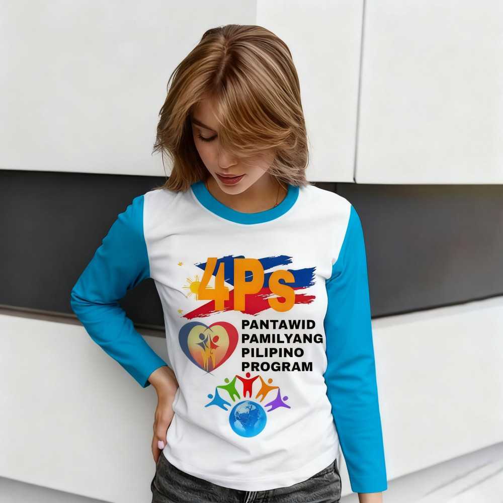 2025 女式 PANTAWID PAMILYANG PILIPINO PROGRAM 長袖全昇華 4 件 T 恤休閒 | 蝦皮購物