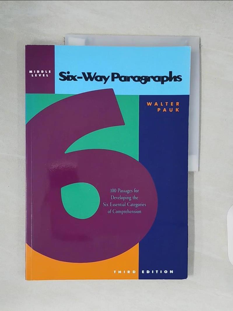 Six-Way Paragraphs: Middle Level_MCGRAW-HILL EDUCATION ASIA【T1／語言學習_ZKE ...