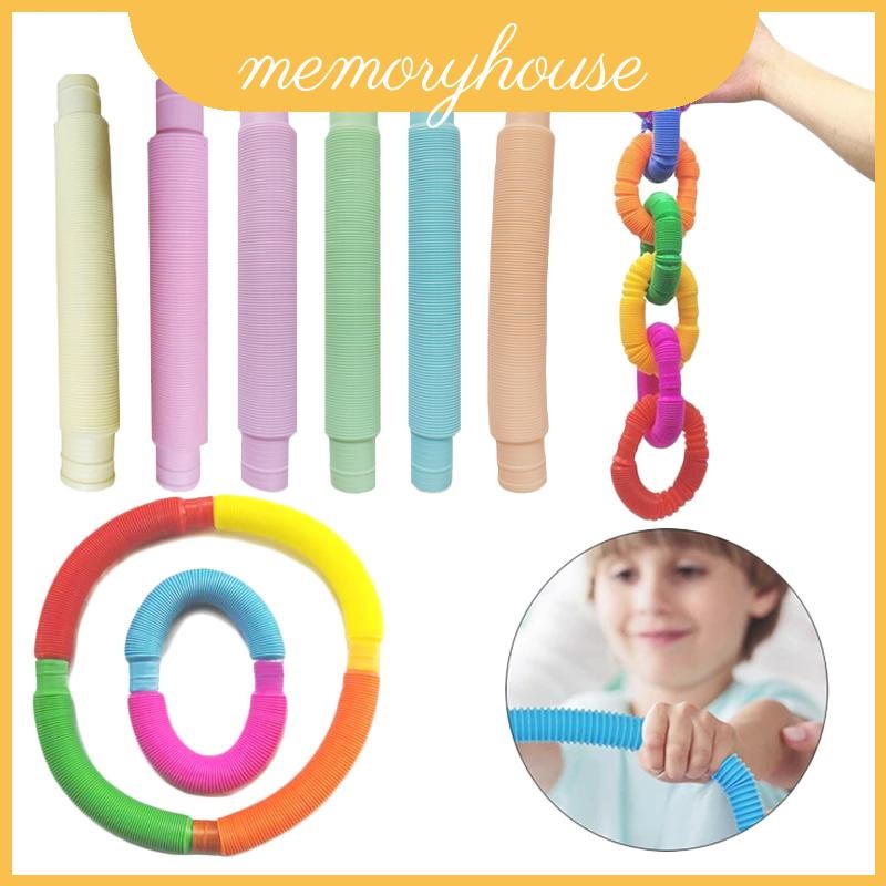 用 Diy Pop Tube Toys Bellows 伸縮連接和擴展您的想像力 | 蝦皮購物