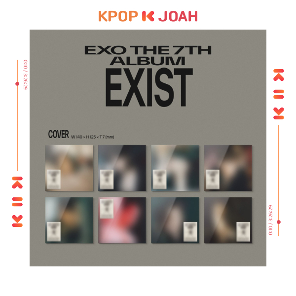 EXO [EXIST] Seventh Album (DIGIPACK Ver.) | 蝦皮購物